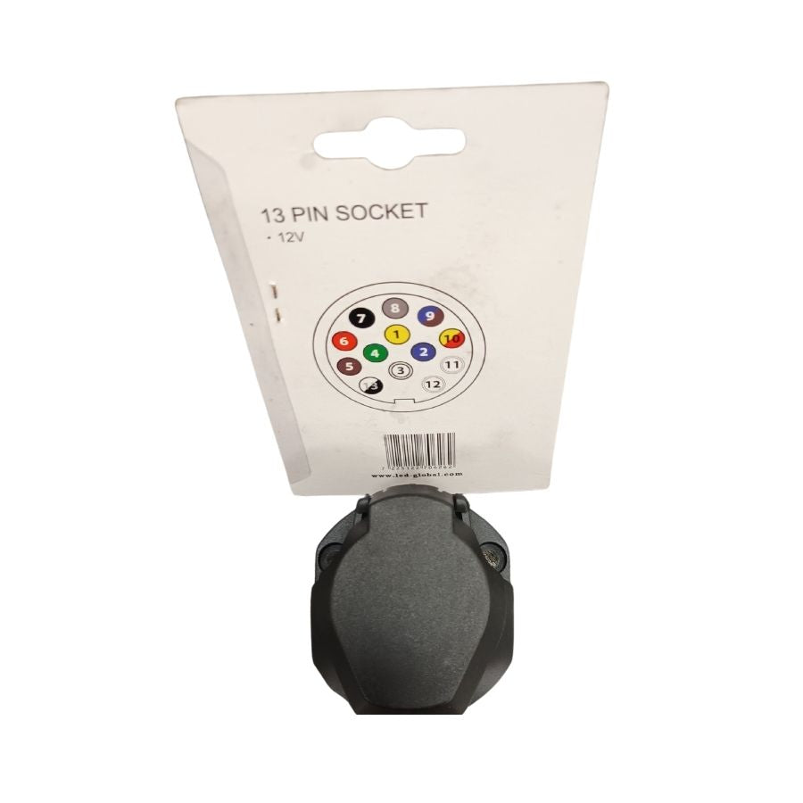 13 Pin Plastic Socket - Naughton Farm Machinery