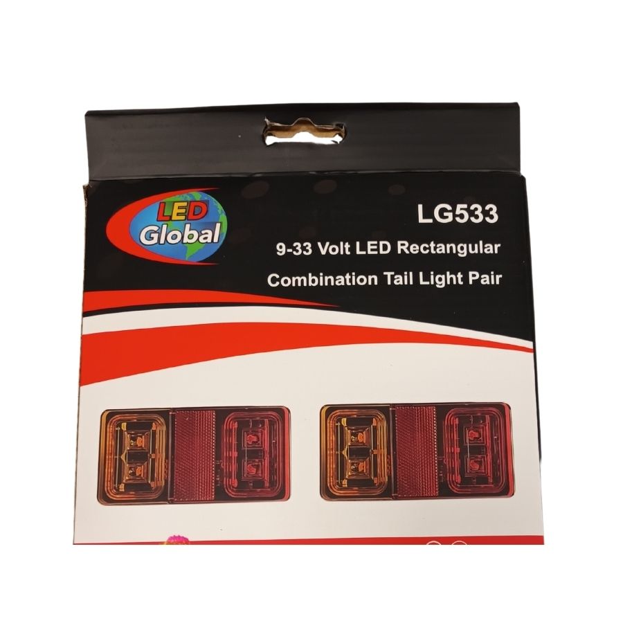 LED Tail Lights (Pair) LG533 12-24V - Naughton Farm Machinery